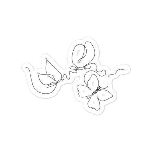 Butterfly Flow sticker – Wander Trails